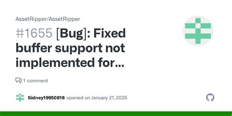 Bug Fixed Buffer Support Not Implemented For Monobehaviour Deserialization · Issue 1655