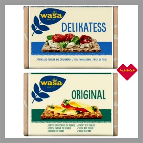 Wasa Delikatess Crispbread Delikatess Crispy Rye Crisp Bread 270g