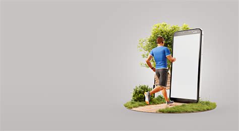 특이한 3d 일러스트 스마트 폰 응용 프로그램 감시에 대한 스톡 사진 및 기타 이미지 감시 개념 건강한 생활방식 Istock