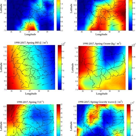Spatial Variability Of Precipitation Top Left Panel Cloud Cover Top Download Scientific