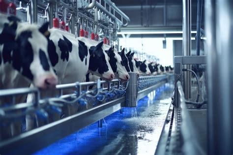 Premium Ai Image Automated Milking System For Dairy Farms