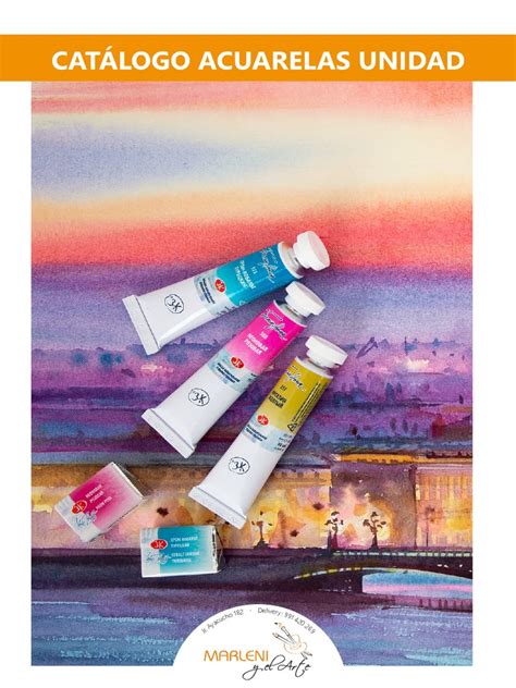 Acuarelas White Nights Y Royal Talens Pdf Materiales De Conservación Y Restauración Arco Iris