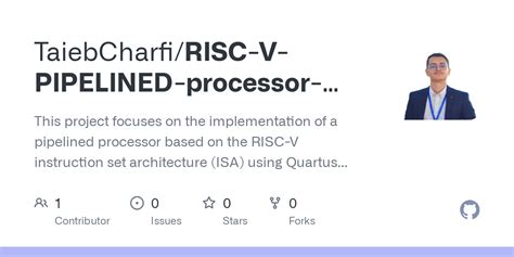 Github Taiebcharfi Risc V Pipelined Processor Implementation