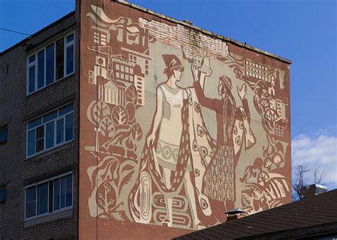 Жилой дом картина на тему сотрудничества Иваново и Узбекистана Фреска искусство Дизайн для