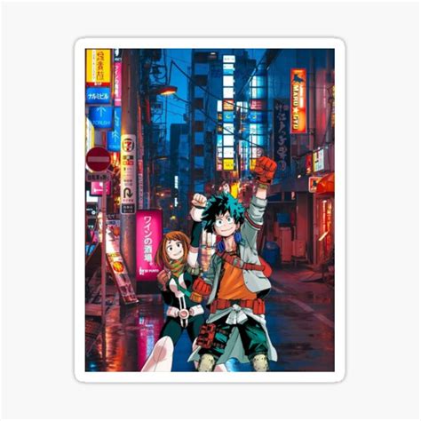 Ochako And Izuku Sticker For Sale By Bytheseason Redbubble