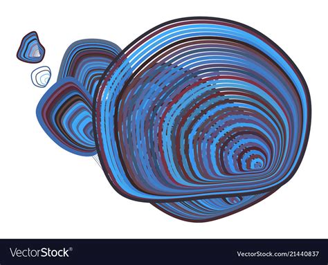 Color Abstract Path Lines Geometric Pattern Vector Image