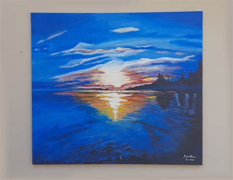 Sunset In Italy Canvas Memories