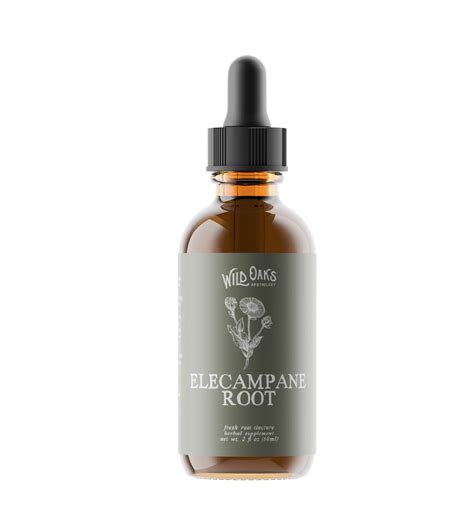 Elecampane Root Tincture — Wild Oaks Apothecary