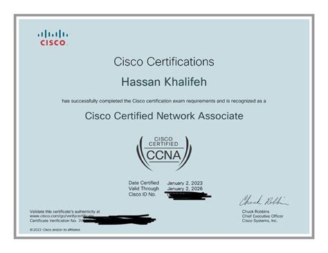 Hassan Khalifeh حسان خليفه On Linkedin Ccna Cisco Certificates