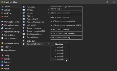 Wish Timed Capture · Issue 6514 · Sharexsharex · Github