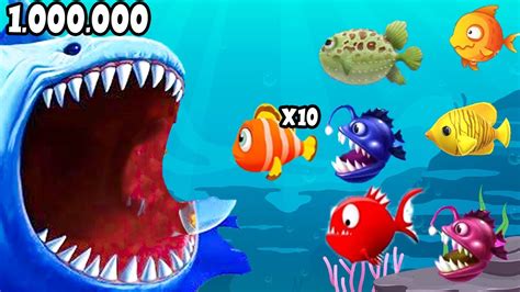 Survival Fish Hungry Fish Games 1001⭐ Max Levels Video Gameplay