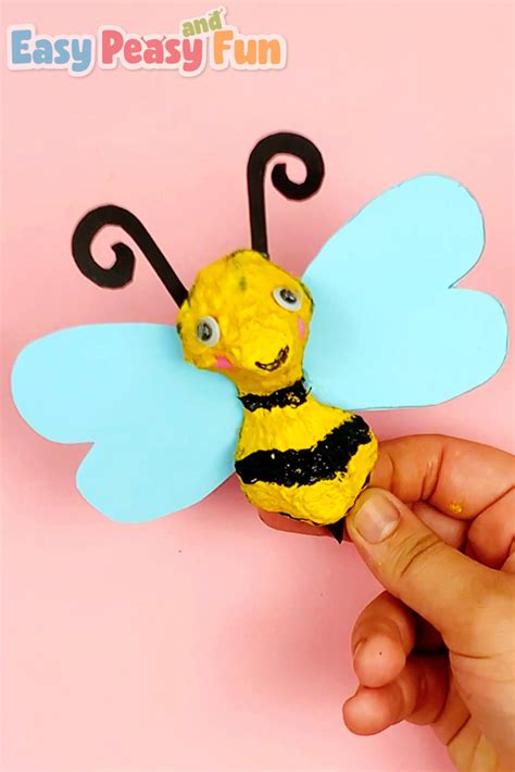 Egg Carton Bee Craft Easy Peasy And Fun