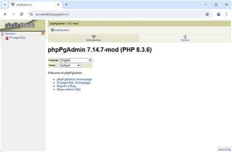 Ubuntu 2404 Postgresql 16 Install Phppgadmin Server World