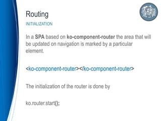 Knockout Js Components Routing Ppt