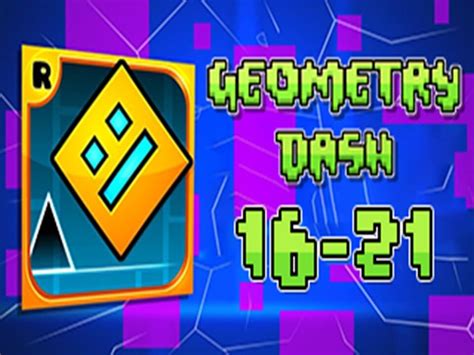 지오메트리 대쉬 라이트 GEOMETRY DASH LEVELS 16 21 블루델의 웹게임