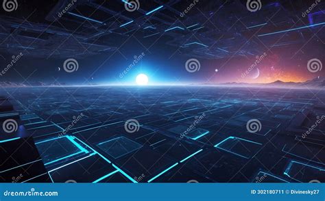 Quantumquotient Alchemy Tomorrow S Dataeclipse Evolution Ai Generate Stock Illustration