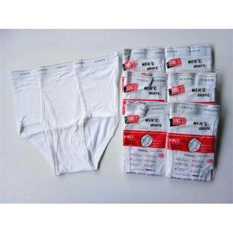 Jual [3 Pcs] Cd Hings Pria Dewasa Putih Katun Celana Dalam Laki Laki Hings Open Hing