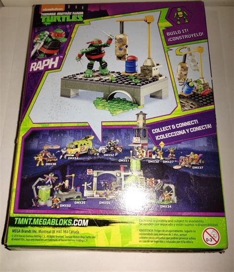 Mega Bloks Construx Tmnt Ninja Turtles Raph Dojo Combat Raphael Dmx35