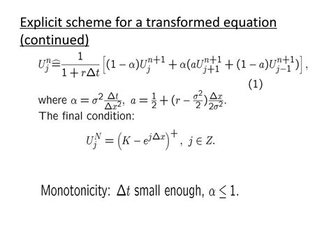 Ppt Finite Difference Schemes Powerpoint Presentation Free Download Id1752323