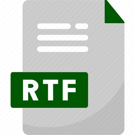 Doc Rtf File Document Folder Format Icon Download On Iconfinder