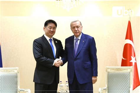 Ерөнхийлөгч У Хүрэлсүх Бүгд Найрамдах Турк Улсын Ерөнхийлөгчтэй уулзлаа