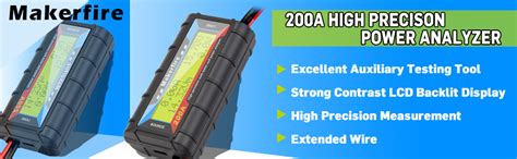 Makerfire 200a Upgraded Watt Meter With Longer Wire High Precision