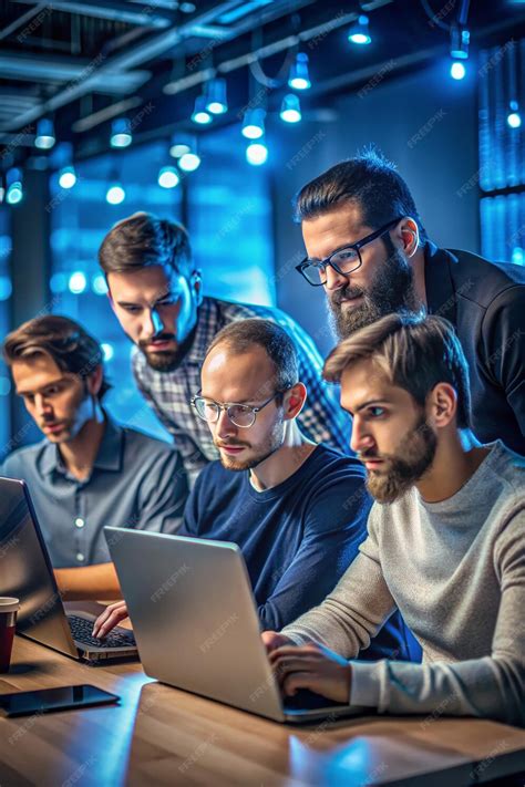 Programmers And Ai Pioneering Cyber Security For Social Media And Web Premium Ai Generated Image