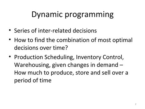 Dynamic Programming Ppt