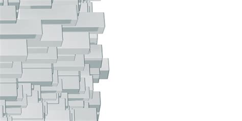 3d 일러스트 애니메이션 애니메이션 흰색 사각형 큐브 추상파 배경 그라데이션 기하학적 아이디어 랜덤 상자 또는 열 0명에 대한 스톡 사진 및 기타 이미지 Istock