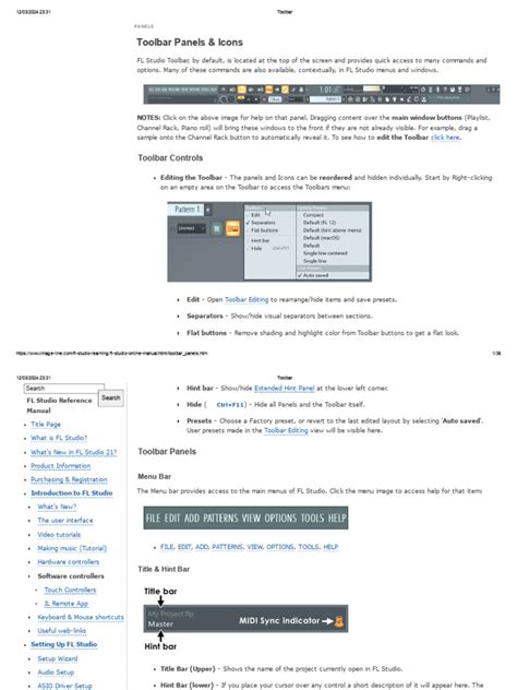 Toolbar Fl Pdf Window Computing Menu Computing