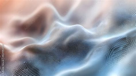 Modern High Tech Backdrop With A Silver And Blue Gradient Digital Mesh Network Perfect For A