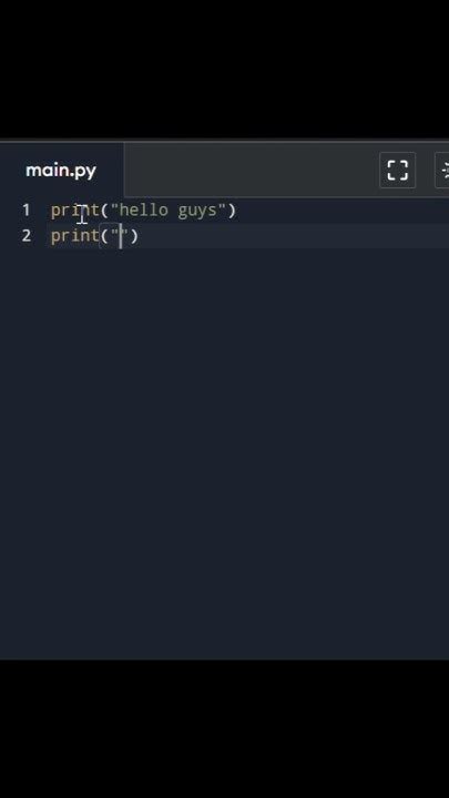 “this One Line Starts Your Python Journey” Python Codingshorts