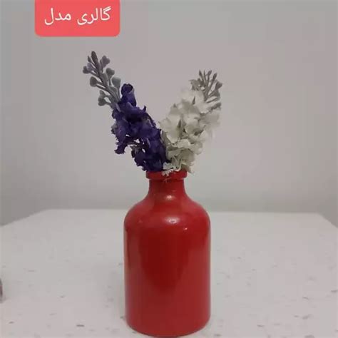 خرید و قیمت گلدان شیشه ای کوچک مینیاتوری قرمز فروشگاه گالری مدل از غرفه Amatistbz Ir