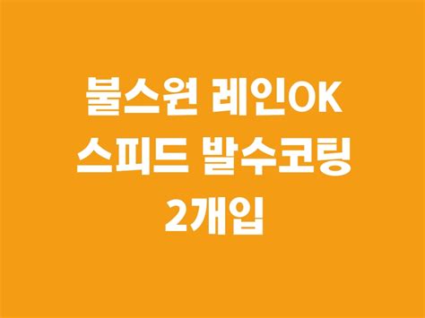 불스원 레인ok 스피드 발수코팅 2개입 유리코팅제 380ml 2개 텍본공유소