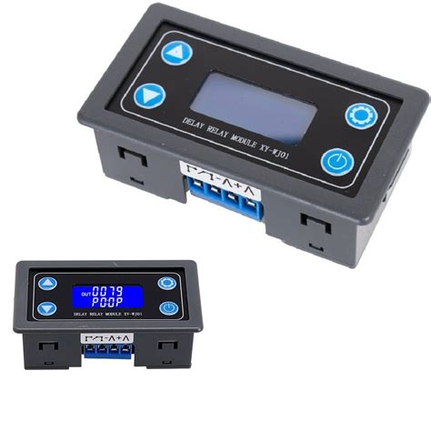Lcd Dual Display Delay Timer Relay Module Led Ac With Temperature Control Cable Shopee Malaysia