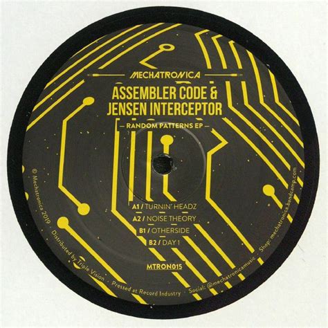 assembler code jensen interceptor random patterns ep vinyl at juno