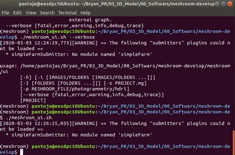 Error Doing Imagematching Using Environment · Issue 813 · Alicevision