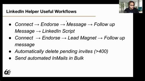 Automating Linkedin Outreaches Linkedin Accelerator · Growth Accelerator Academy