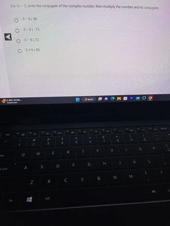 Answered For Write The Conjugate Of The Complex Number Then