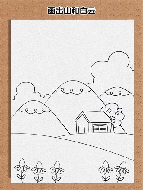 简单放风小孩放风筝简笔画19张 几塔之家