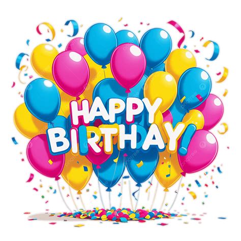 Happy Birthday Balloons Png