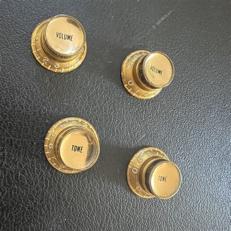 Gibson Gold Reflector Knobs 1963 Reverb