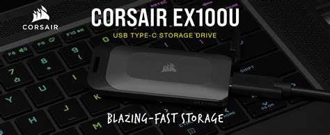 Corsair Ex100u Portable Solid State Usb Type C Storage Drive 1tb 2tb 4tb Shopee Malaysia