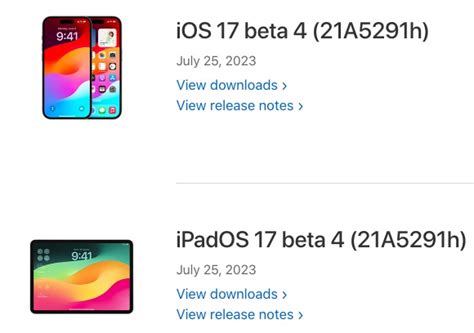 ios 17 beta 4 visionos beta 2 and more out for developers iphone in canada blog