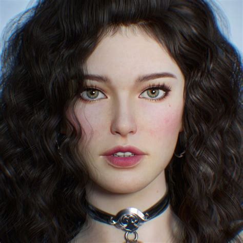 배경 화면 디지털 아트 삽화 여자들 얼굴 닫다 빨간 립스틱 귀걸이 뷰어를보고 높은 칼라 검은 머리카락 짧은 머리 3000x2097 Niny