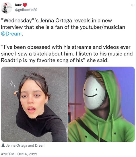 Wednesdays Jenna Ortega Reveals In A New Interview That She Is A Fan