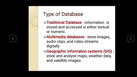 Dbms Mod 1 Lect 1 Introduction To Database Youtube
