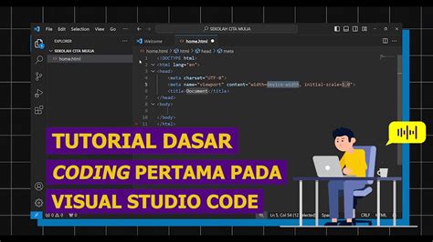 Tutorial Mempelajari Coding Html Part 1 Youtube