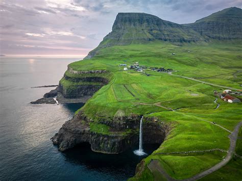 Guide To Múlafossur Waterfall Vagar Faroe Islands Map And Itinerary