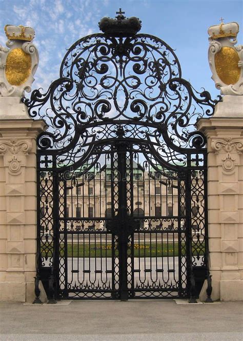 Fancy Royal Estate Gate At Belvedere Palace Vienna Fancy Gate Design